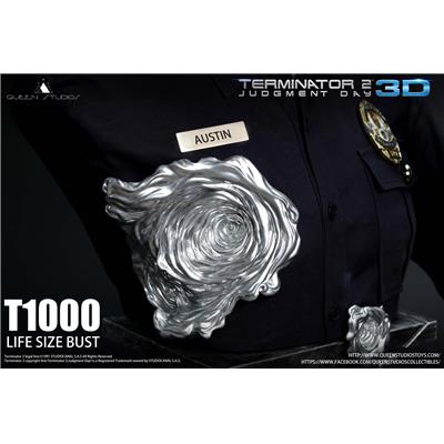 Terminator 2 T1000 Buste Taille Réelle Queen Studios, terminator buste ...