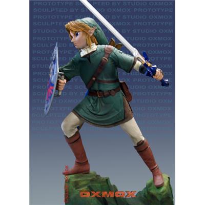Zelda Link Statue Taille Réelle Oxmox Muckle, Figurines grandeur nature ...