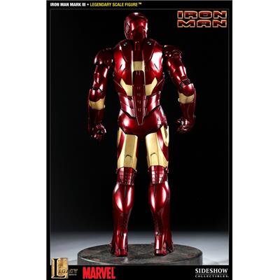 Iron Man Mark III Legendary Half-Scale Maquette Sideshow, Iron Man Mark ...