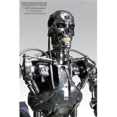 Terminator 2 T-800 Endoskeleton Life-Size Statue Sideshow Combat ...