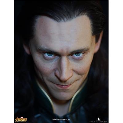 Avengers Infinity War Loki Buste Taille Réelle 1:1 Queen Studios